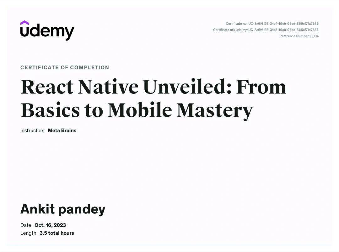 Ankit Pandey (Sr. Developer) on LinkedIn: #react #reactnative #dev #share Ankit Pandey (Sr. Developer) on LinkedIn: #react #reactnative #dev #share