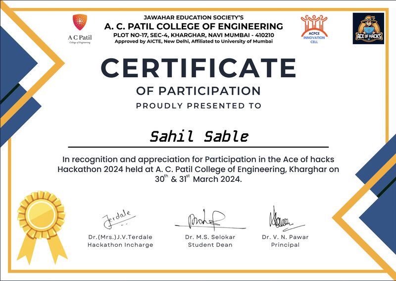 Sahil Sable on LinkedIn: #hackathon #programming #challenge # ... Sahil Sable on LinkedIn: #hackathon #programming #challenge # ...