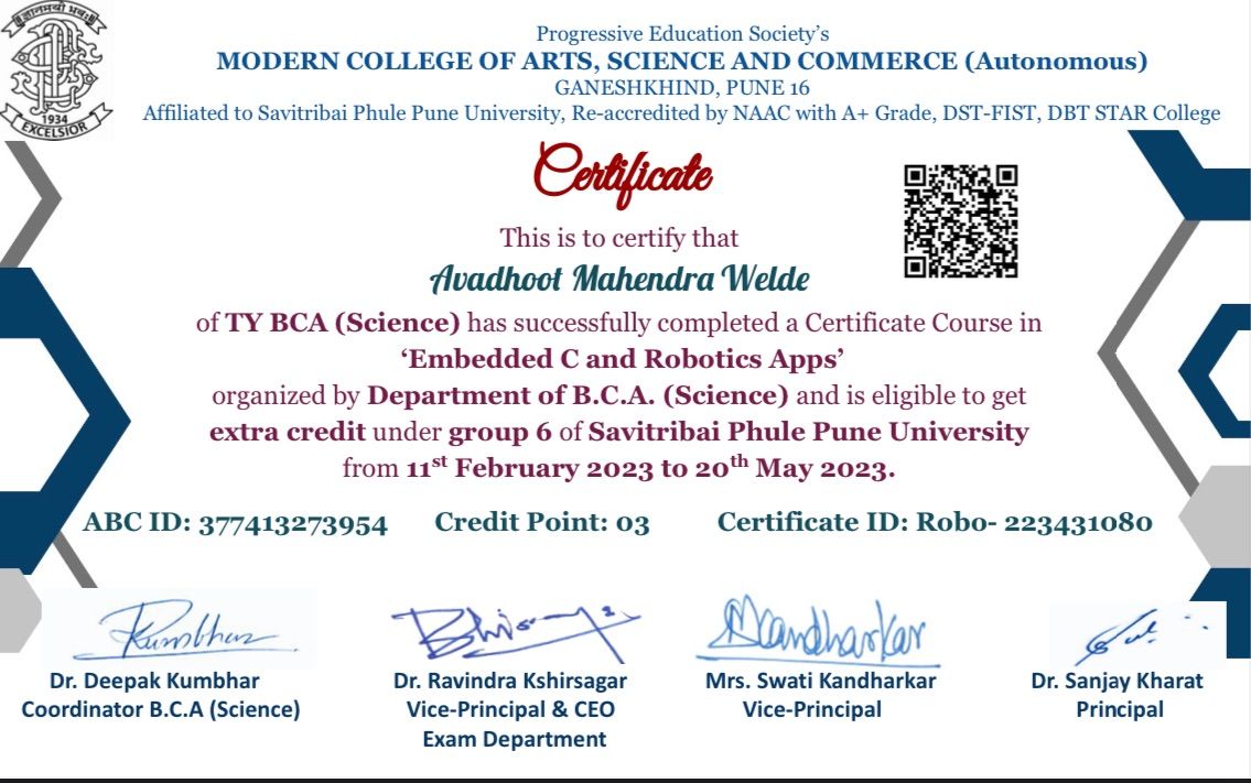 Avadhoot Welde on LinkedIn: #robotics #skills #appdevelopment Avadhoot Welde on LinkedIn: #robotics #skills #appdevelopment