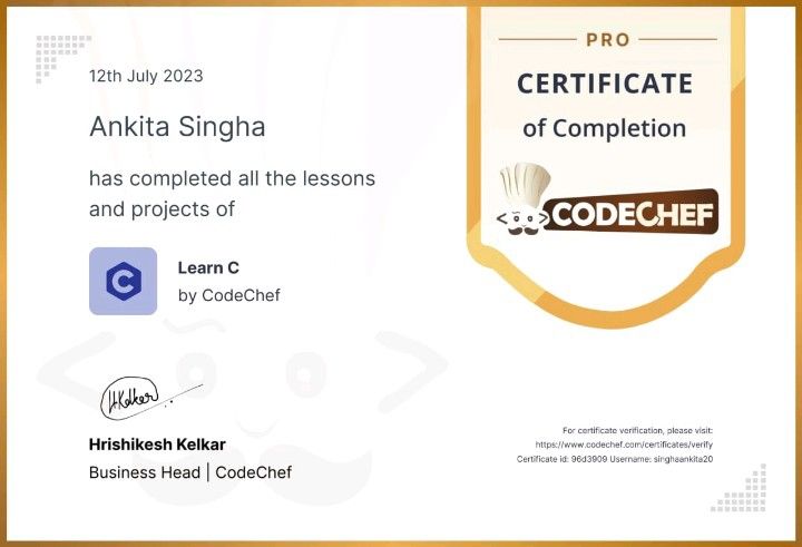 Ankita singha on LinkedIn: #connections #codechef Ankita singha on LinkedIn: #connections #codechef