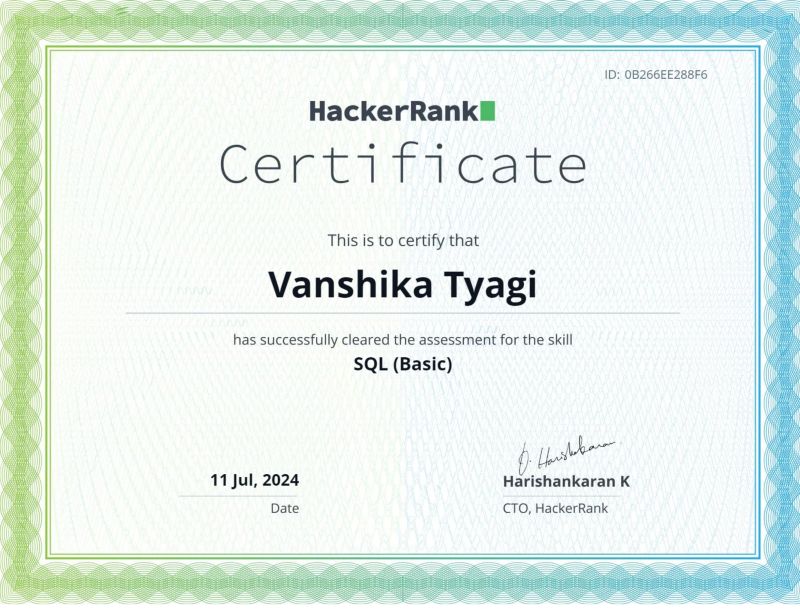 Vanshika Tyagi on LinkedIn: #sql #programming #hackerrank # ... Vanshika Tyagi on LinkedIn: #sql #programming #hackerrank # ...
