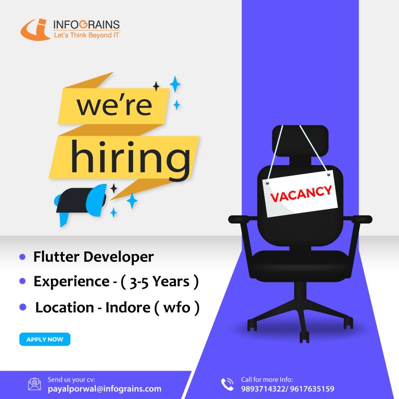 Payal Porwal on LinkedIn: #jobtitle #flutter #developer #exp #location ... Payal Porwal on LinkedIn: #jobtitle #flutter #developer #exp #location ...