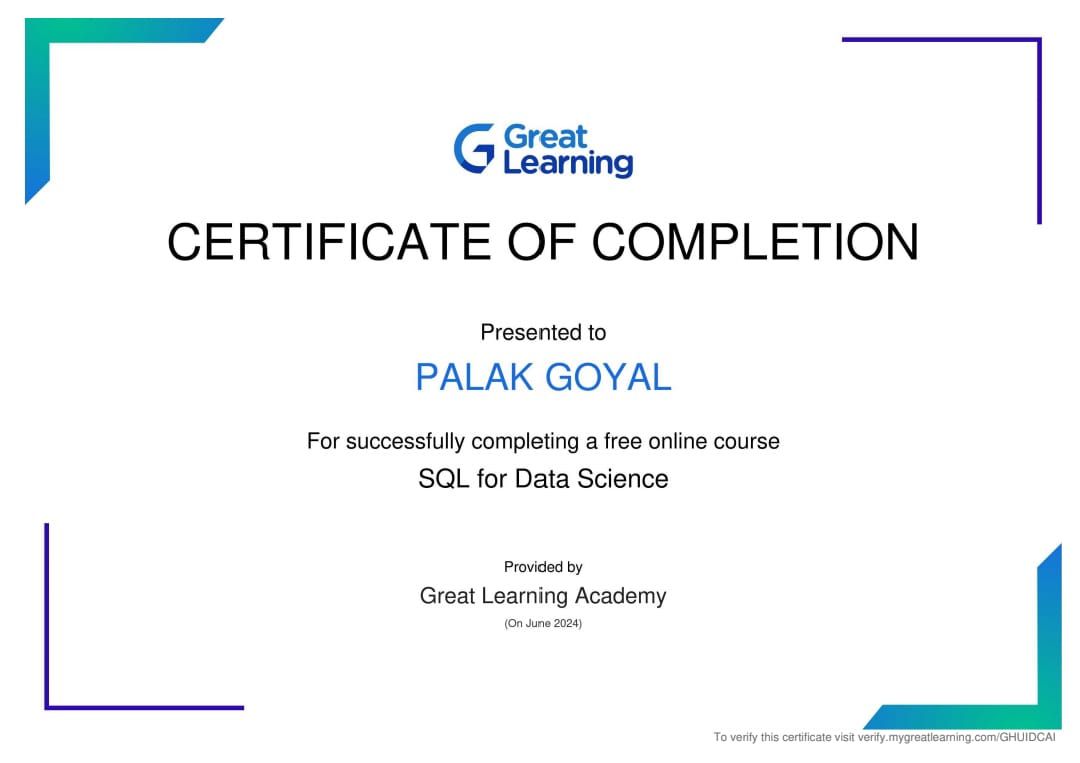 Palak Goyal on LinkedIn: #learning #datascience #sql # ... Palak Goyal on LinkedIn: #learning #datascience #sql # ...