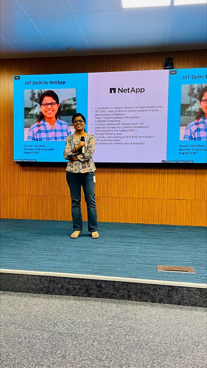 Devashi Choudhary on LinkedIn: #campustocorporate #netapp Devashi Choudhary on LinkedIn: #campustocorporate #netapp