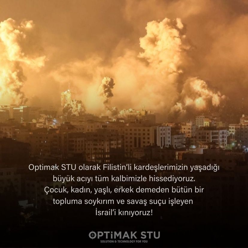 OptimakSTU LinkedIn‘de: Optimak STU olarak Filistin’li kardeşlerimizin ... OptimakSTU LinkedIn‘de: Optimak STU olarak Filistin’li kardeşlerimizin ...