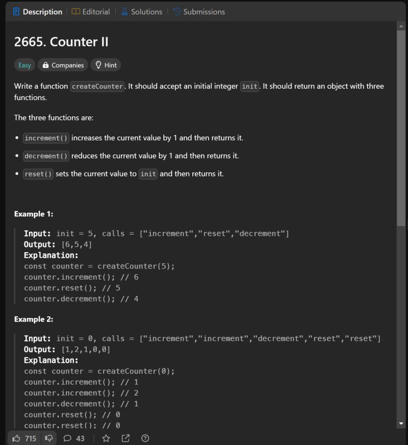 Chineme Dimkpa on LinkedIn: #30daysofjavascript #leetcode # ... Chineme Dimkpa on LinkedIn: #30daysofjavascript #leetcode # ...