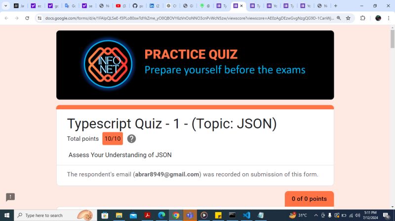 Abrar Rizvi on LinkedIn: Mastering JSON: Essential Quiz for Typescript ... Abrar Rizvi on LinkedIn: Mastering JSON: Essential Quiz for Typescript ...