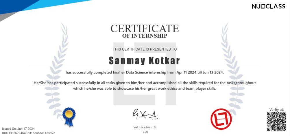 Sanmay Kotkar on LinkedIn: #datascience #machinelearning # ... Sanmay Kotkar on LinkedIn: #datascience #machinelearning # ...