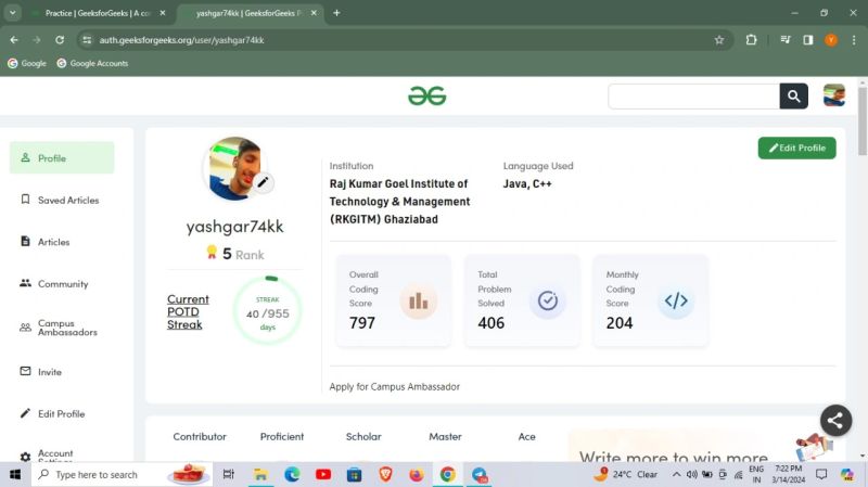 Yash Garg on LinkedIn: #java #dsa #problemsolving Yash Garg on LinkedIn: #java #dsa #problemsolving