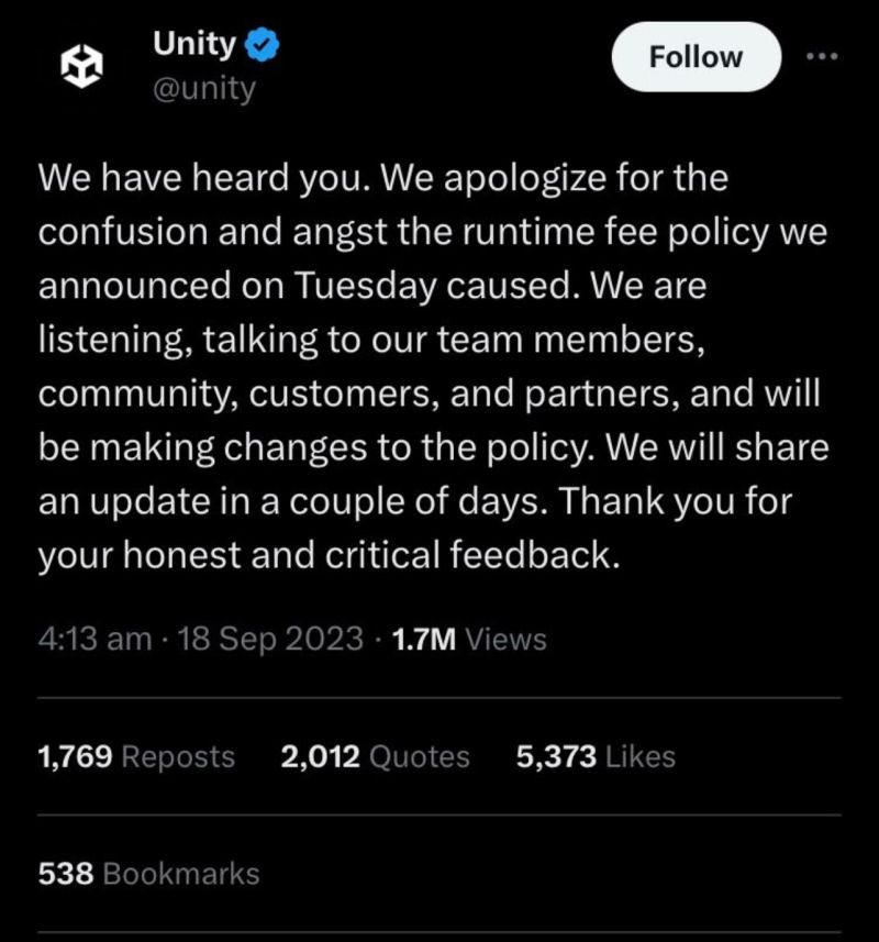 Wahab Ahmad on LinkedIn: #unity #gamedevelopment #unity #unityprices Wahab Ahmad on LinkedIn: #unity #gamedevelopment #unity #unityprices