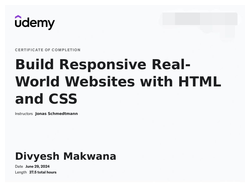 Divyesh Makwana on LinkedIn: #html #css #webdevelopment #udemy Divyesh Makwana on LinkedIn: #html #css #webdevelopment #udemy