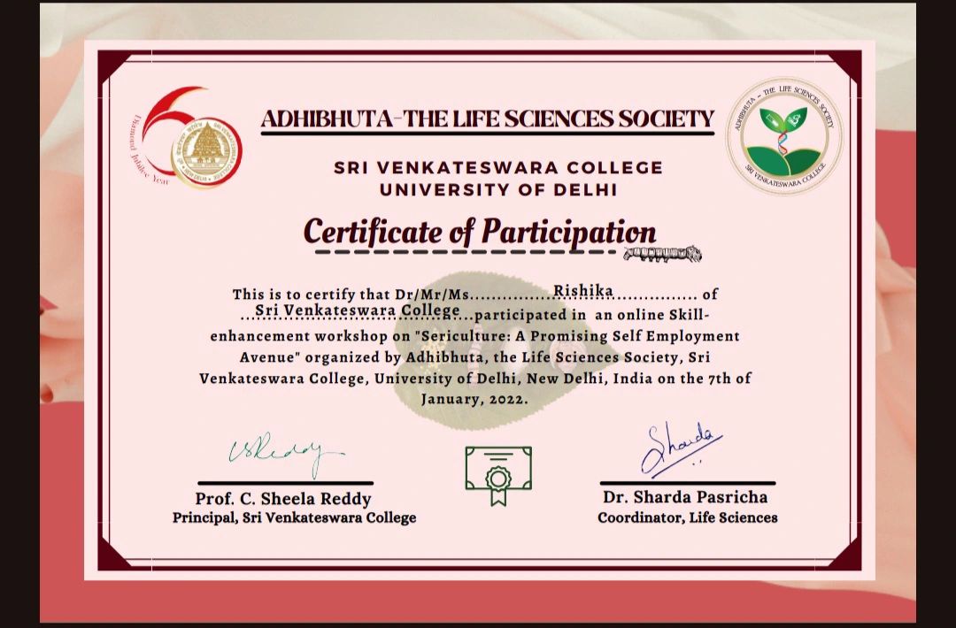 Learned about silk production at Sericulture Workshop | Rishika negi ... Learned about silk production at Sericulture Workshop | Rishika negi ...