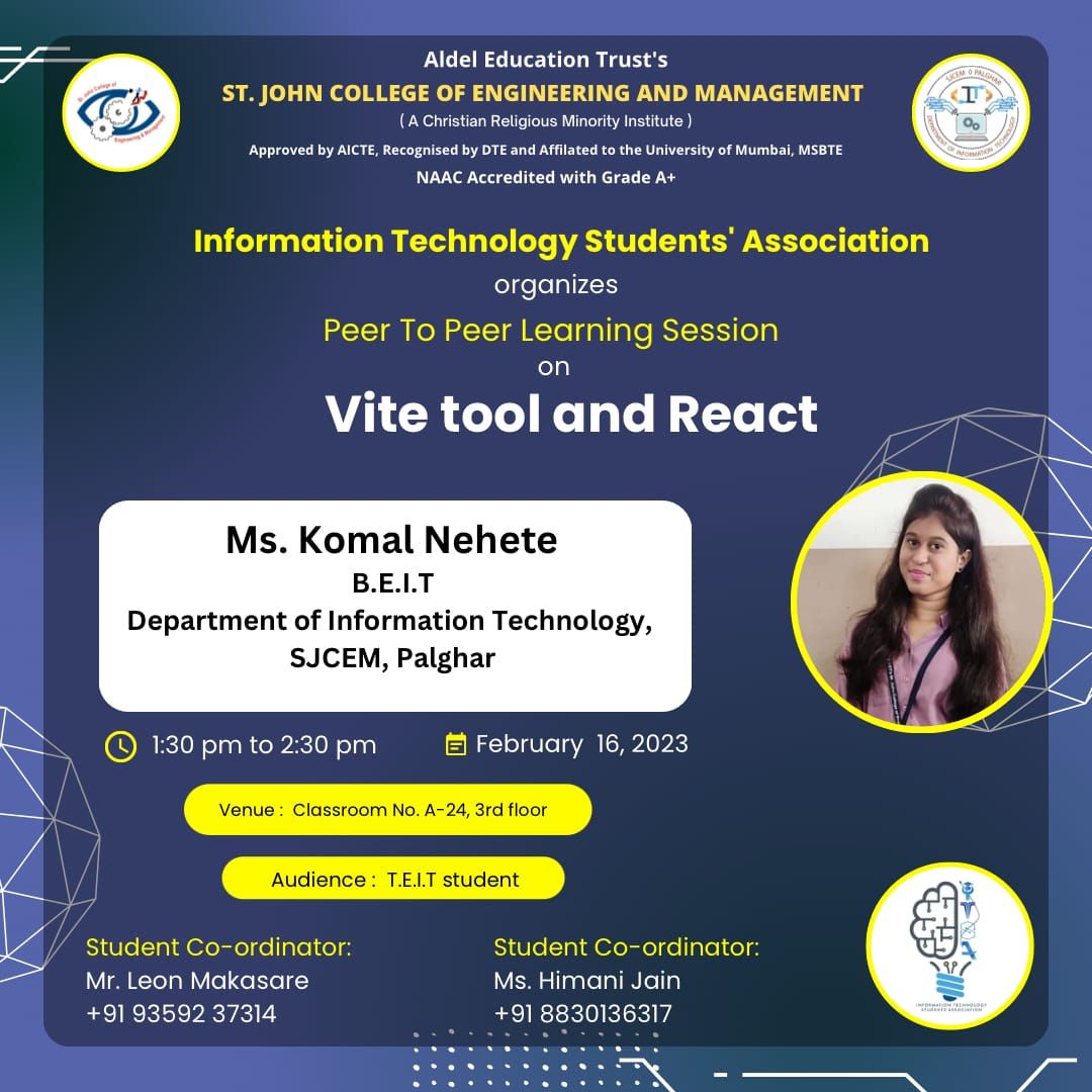 Komal Nehete on LinkedIn: #reactjs #react #vite #frontenddevelopment # ... Komal Nehete on LinkedIn: #reactjs #react #vite #frontenddevelopment # ...