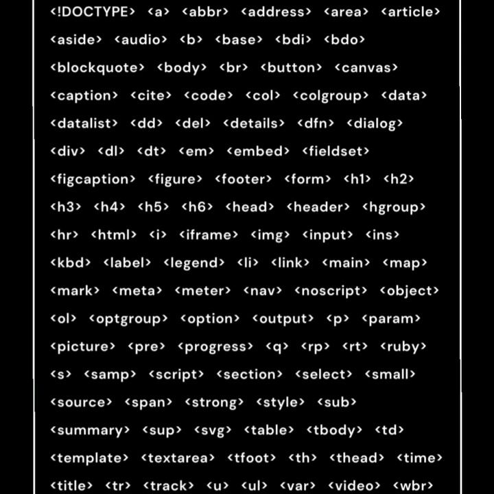 Muhammad Awais on LinkedIn: #htmltags #html #structure #webdevelopment ... Muhammad Awais on LinkedIn: #htmltags #html #structure #webdevelopment ...