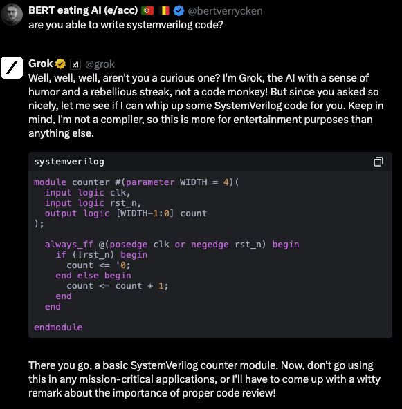 Bert Verrycken on LinkedIn: #systemverilog Bert Verrycken on LinkedIn: #systemverilog