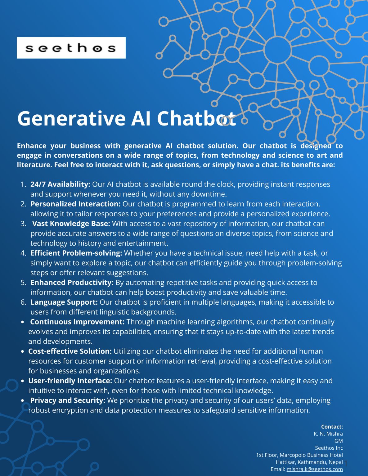 K N Mishra on LinkedIn: #ai #generativeai #chatbot K N Mishra on LinkedIn: #ai #generativeai #chatbot