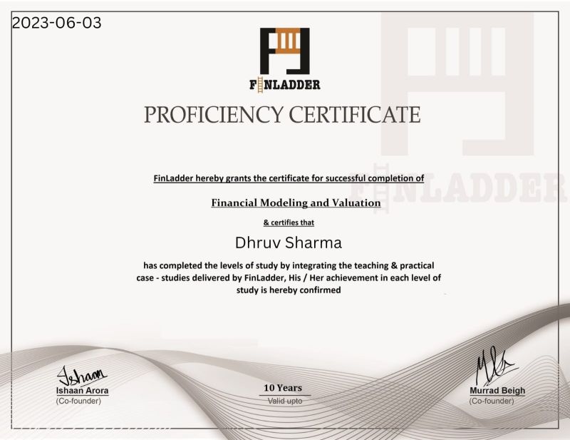 DHRUV SHARMA on LinkedIn: #finance #leaningskills DHRUV SHARMA on LinkedIn: #finance #leaningskills