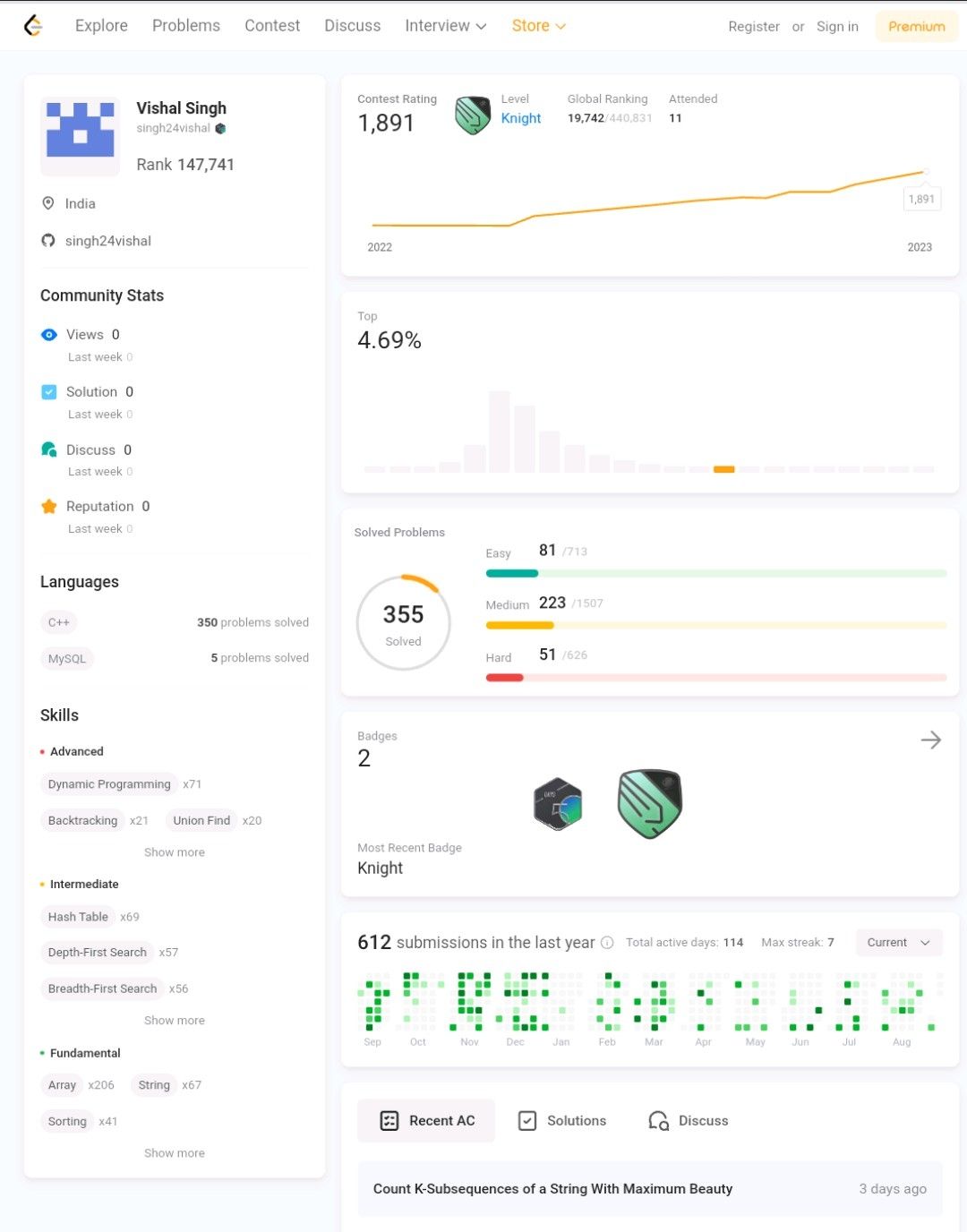 Vishal Singh on LinkedIn: #leetcode #problemsolving # ... Vishal Singh on LinkedIn: #leetcode #problemsolving # ...