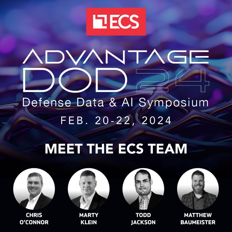 ECS on LinkedIn: CDAO Advantage DoD 2024 Defense Data & AI Symposium ECS on LinkedIn: CDAO Advantage DoD 2024 Defense Data & AI Symposium