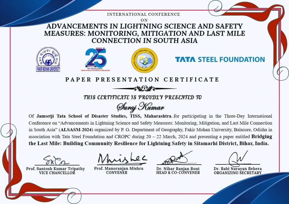 Suraj Kumar Jha on LinkedIn: #lightningsafety #communityresilience Suraj Kumar Jha on LinkedIn: #lightningsafety #communityresilience