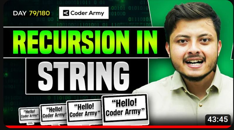VIVEK MANGAL on LinkedIn: #programmingjourney #recursionwithstrings # ... VIVEK MANGAL on LinkedIn: #programmingjourney #recursionwithstrings # ...