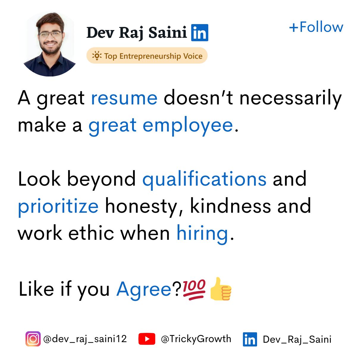 Dev Raj Saini on LinkedIn: #resume #employee #hiring #positive #success ... Dev Raj Saini on LinkedIn: #resume #employee #hiring #positive #success ...