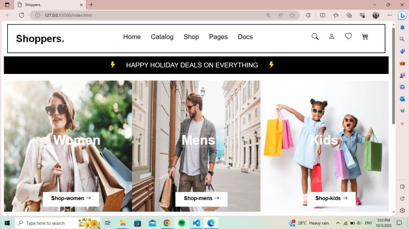 Naveen Pandey on LinkedIn: Shoppers. | Template Made using HTML CSS Naveen Pandey on LinkedIn: Shoppers. | Template Made using HTML CSS