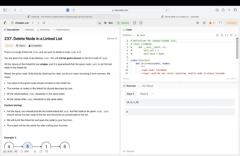Sreeram Akula on LinkedIn: #100daysofcode #mediumproblemsolved # ... Sreeram Akula on LinkedIn: #100daysofcode #mediumproblemsolved # ...