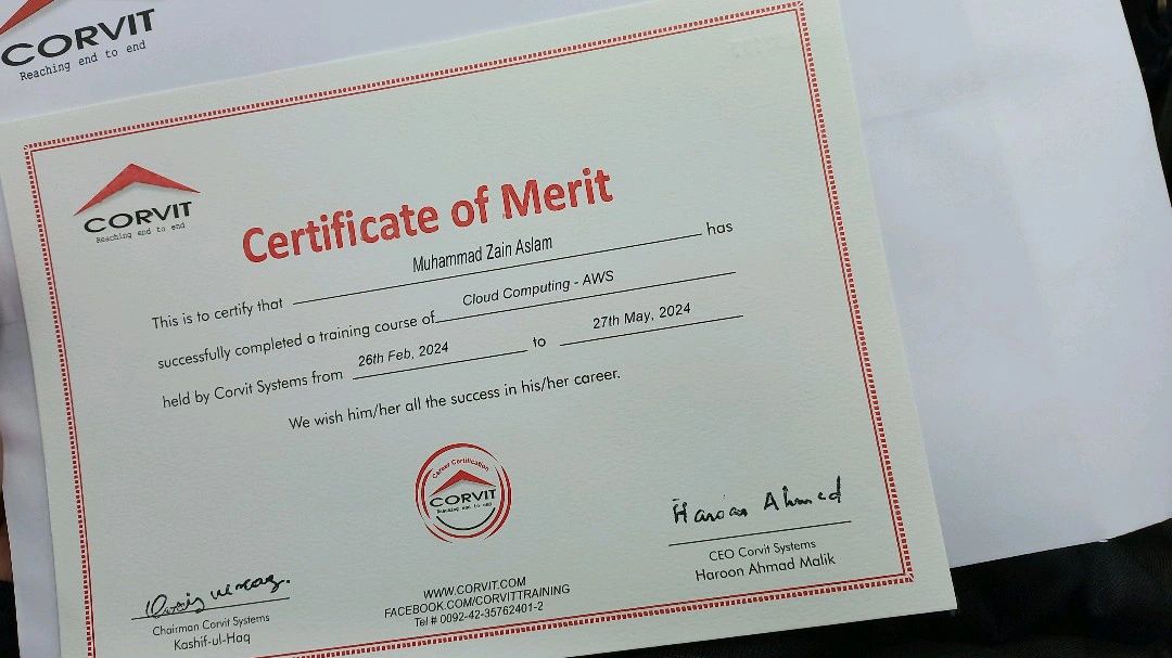Muhammad Zain Aslam on LinkedIn: #cloudcomputing #aws #certification # ... Muhammad Zain Aslam on LinkedIn: #cloudcomputing #aws #certification # ...