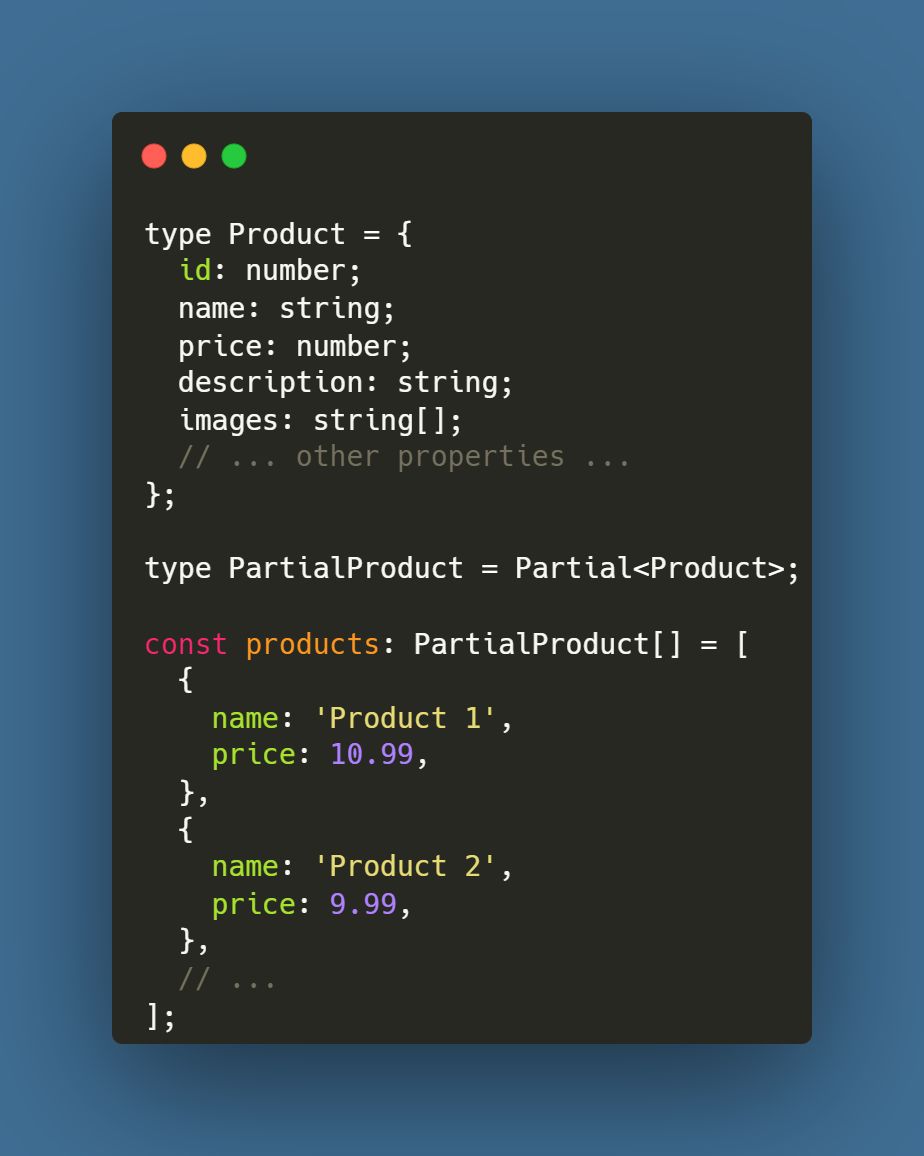 Muhammad Bilal on LinkedIn: #typescript #partials #typescript # ... Muhammad Bilal on LinkedIn: #typescript #partials #typescript # ...