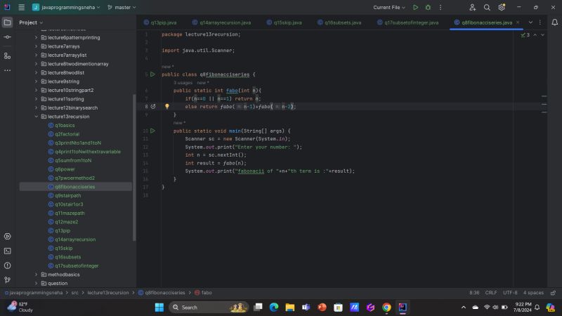Sneha Bhardwaj on LinkedIn: #30daysofcode #java #recursion # ... Sneha Bhardwaj on LinkedIn: #30daysofcode #java #recursion # ...