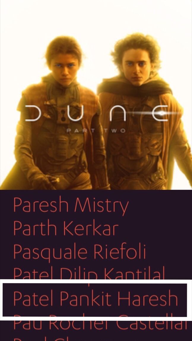 Pankit Patel on LinkedIn: #duneparttwo #dneg Pankit Patel on LinkedIn: #duneparttwo #dneg