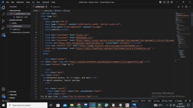 Ravi Menariya on LinkedIn: #bharatintern #webdevelopment #internship Ravi Menariya on LinkedIn: #bharatintern #webdevelopment #internship