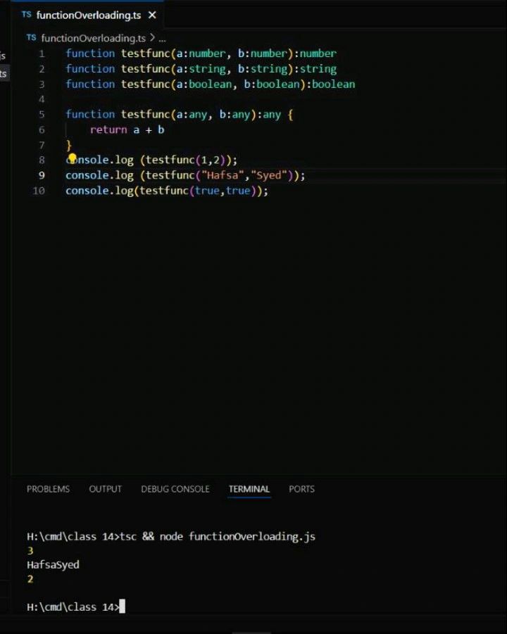 Hafsa Syed on LinkedIn: #programming #functionoverloading #coding #tech ... Hafsa Syed on LinkedIn: #programming #functionoverloading #coding #tech ...