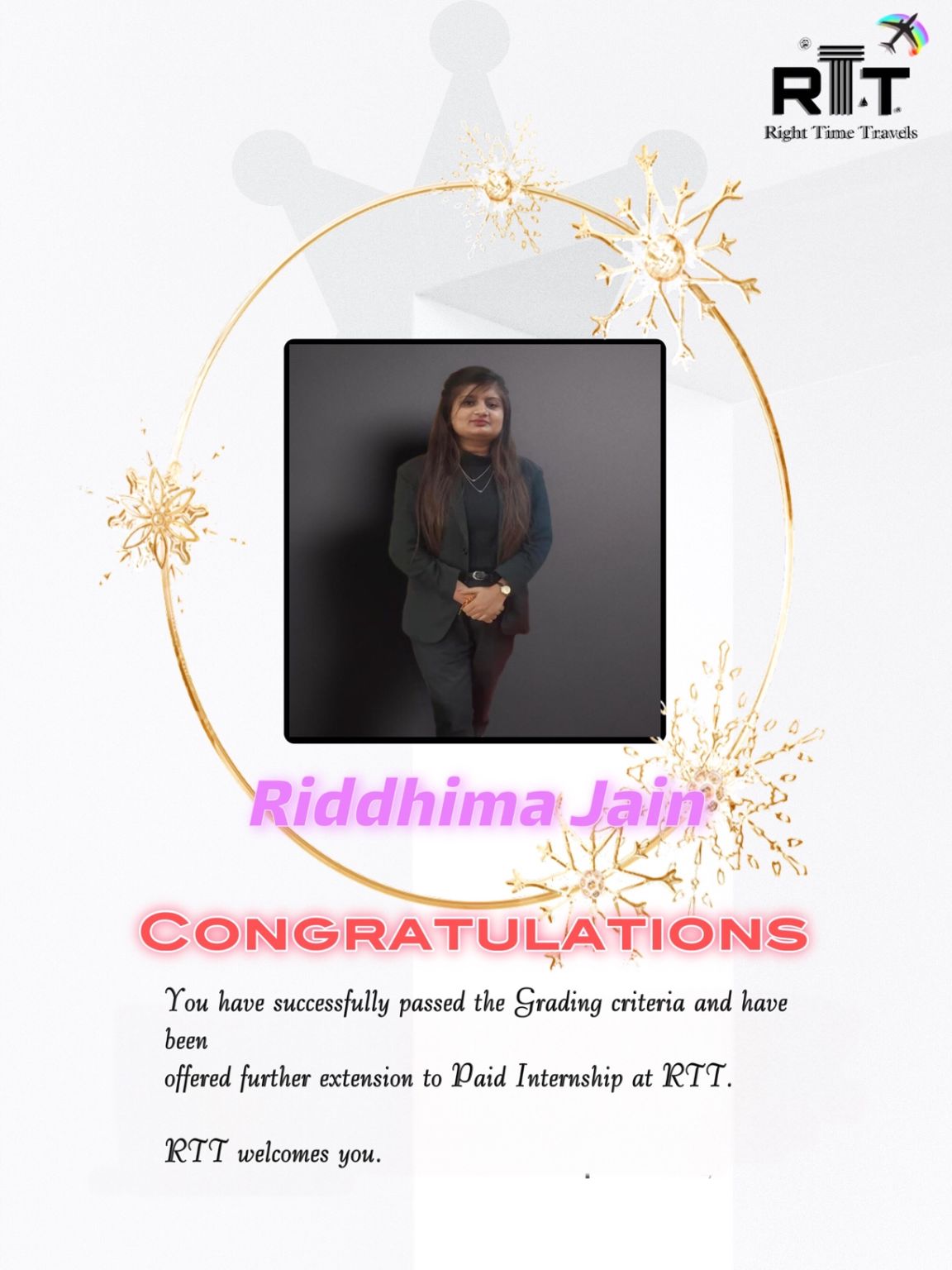 Riddhima Jain on LinkedIn: Extremely elated to share this success ... Riddhima Jain on LinkedIn: Extremely elated to share this success ...