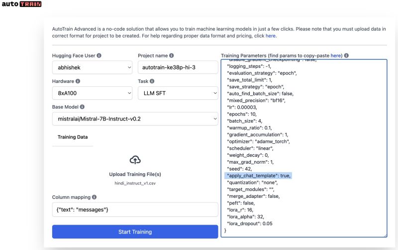 🚀 Abhishek Thakur on LinkedIn: Now you can apply chat template directly ... 🚀 Abhishek Thakur on LinkedIn: Now you can apply chat template directly ...