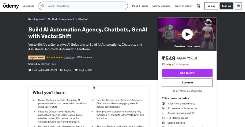 Manthan Patel on LinkedIn: #vectorshift #ai #chatbots #udemycourse Manthan Patel on LinkedIn: #vectorshift #ai #chatbots #udemycourse