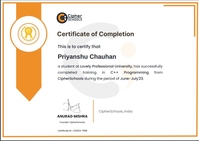 Priyanshu Chauhan 🇮🇳 on LinkedIn: #programming #c #cipherschool # ... Priyanshu Chauhan 🇮🇳 on LinkedIn: #programming #c #cipherschool # ...