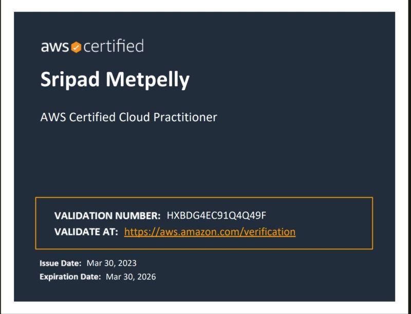 Sripad Metpelly on LinkedIn: #cloudcomputing Sripad Metpelly on LinkedIn: #cloudcomputing