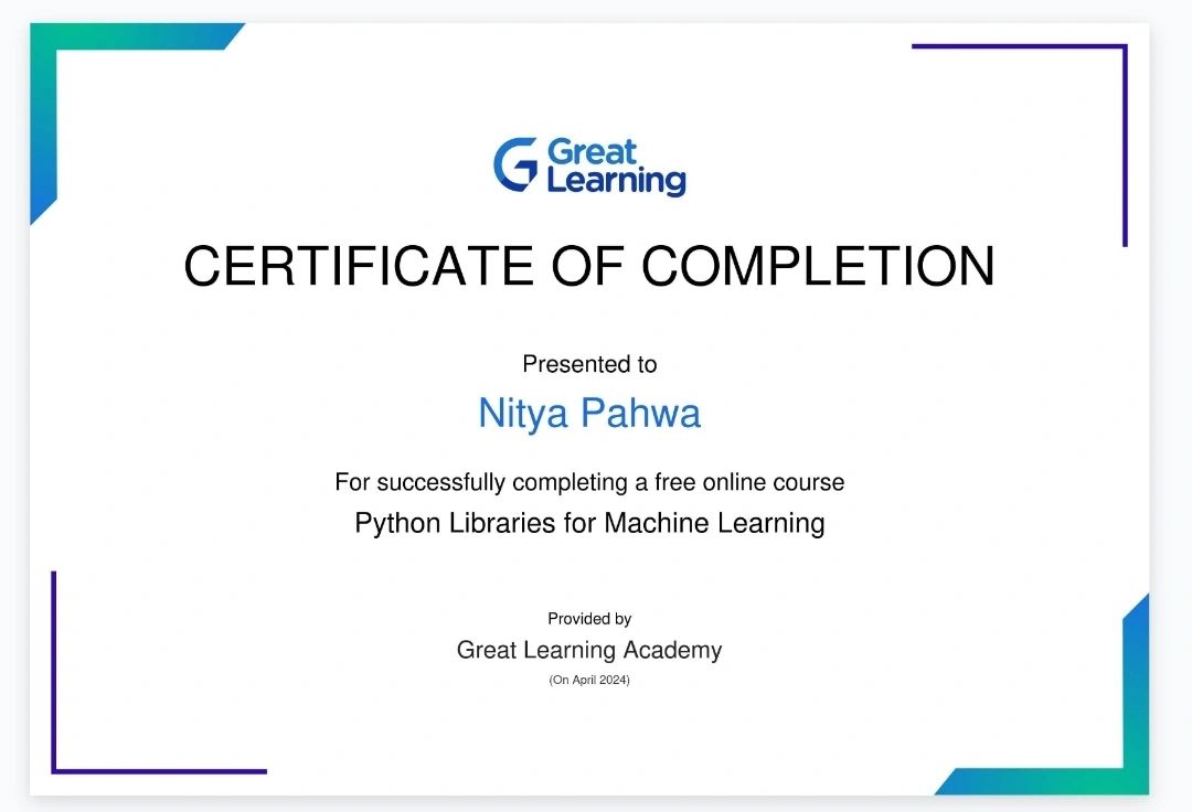Nitya Pahwa on LinkedIn: #greatlearning #greatlearningacademy Nitya Pahwa on LinkedIn: #greatlearning #greatlearningacademy
