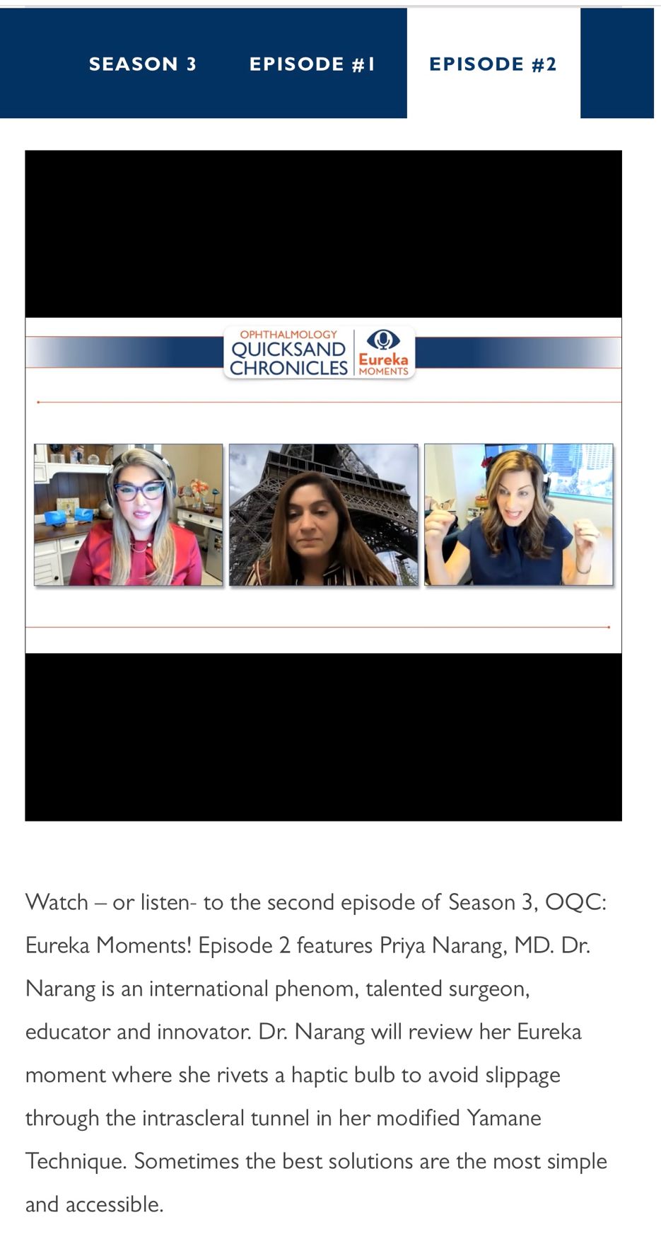 Priya Narang on LinkedIn: #podcast #ascrs #aao #escrs #aios #apacrs # ... Priya Narang on LinkedIn: #podcast #ascrs #aao #escrs #aios #apacrs # ...