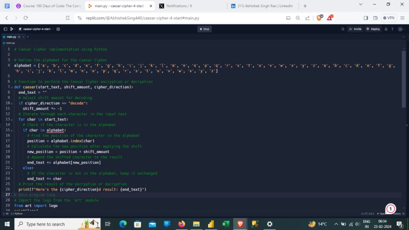 Abhishek Singh Rao on LinkedIn: #100daysofcode #python #coding ... Abhishek Singh Rao on LinkedIn: #100daysofcode #python #coding ...