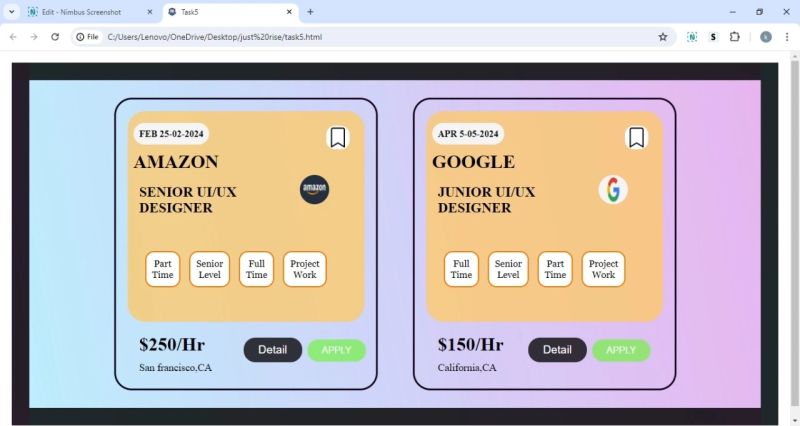 Krishna Moorthy on LinkedIn: Task 5 completed 👍🏻🔥 using HTML and CSS.... 💫 Krishna Moorthy on LinkedIn: Task 5 completed 👍🏻🔥 using HTML and CSS.... 💫