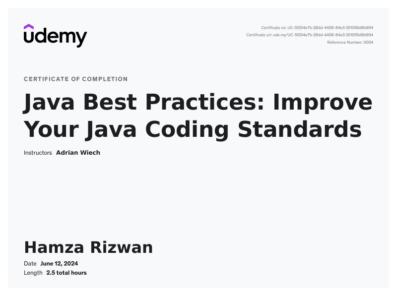 Hamza Rizwan on LinkedIn: Important to know Java best development ... Hamza Rizwan on LinkedIn: Important to know Java best development ...