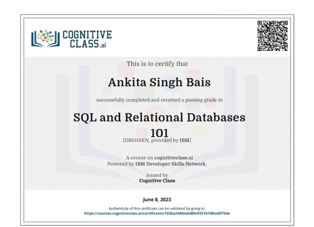 Ankita Singh Bais on LinkedIn: #relationaldatabases #sql #database # ... Ankita Singh Bais on LinkedIn: #relationaldatabases #sql #database # ...
