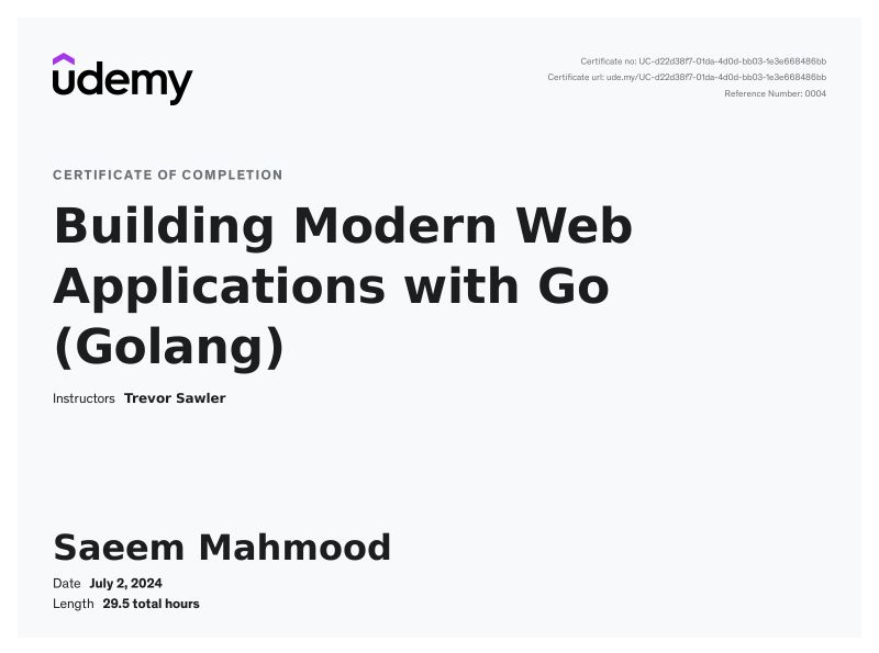 Saeem Mahmood on LinkedIn: #golang Saeem Mahmood on LinkedIn: #golang