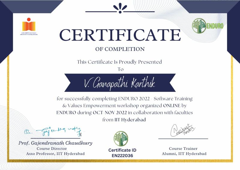 Ganapathi Karthik Vinod on LinkedIn: Very excited and thrilled in ... Ganapathi Karthik Vinod on LinkedIn: Very excited and thrilled in ...