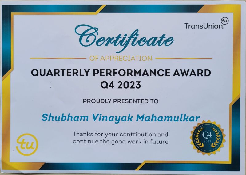 Shubham Mahamulkar on LinkedIn: I am thrilled to share that 2023 has ... Shubham Mahamulkar on LinkedIn: I am thrilled to share that 2023 has ...