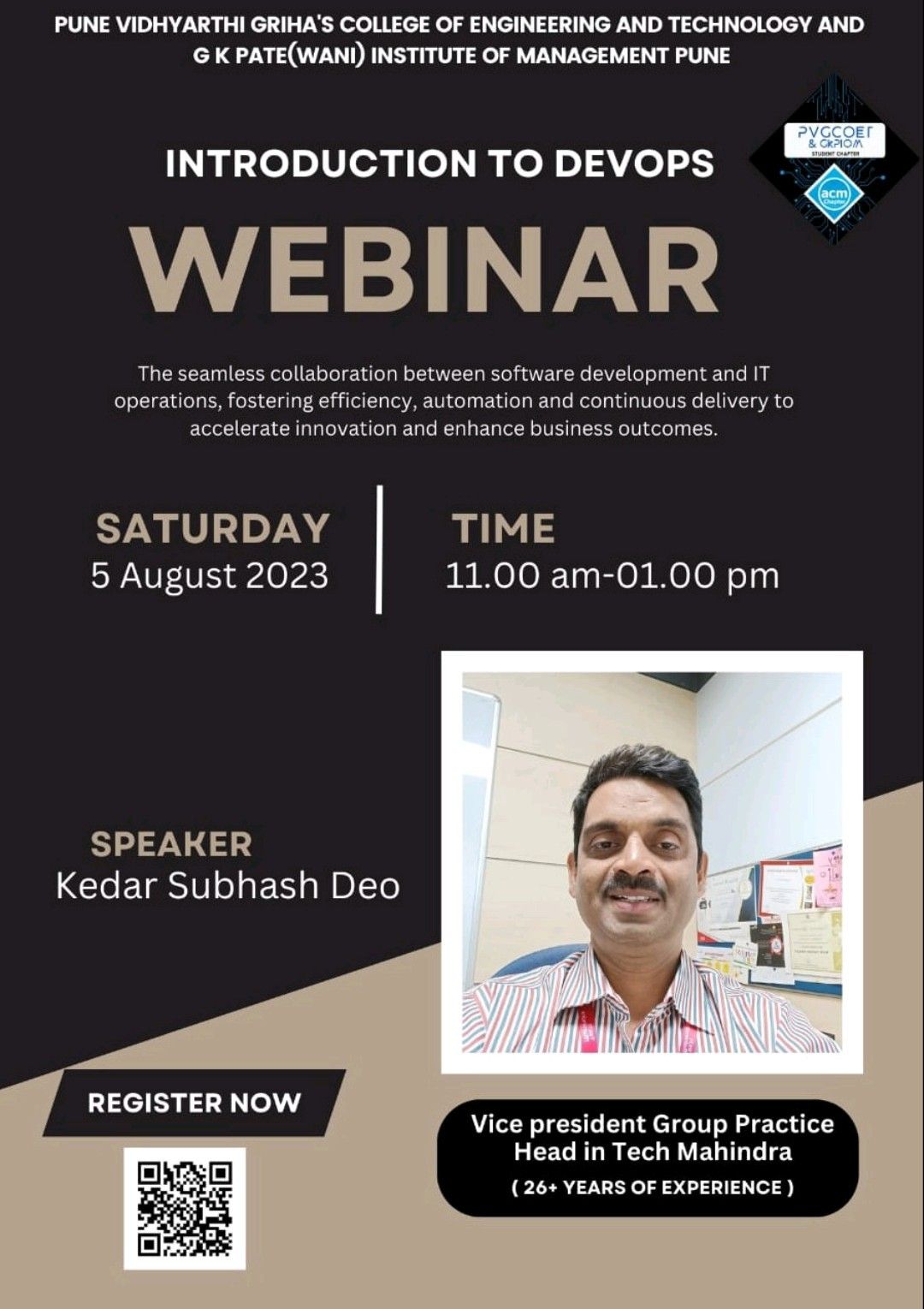 PVG ACM STUDENT CHAPTER on LinkedIn: π *Calling all DevOps Enthusiasts ... PVG ACM STUDENT CHAPTER on LinkedIn: π *Calling all DevOps Enthusiasts ...