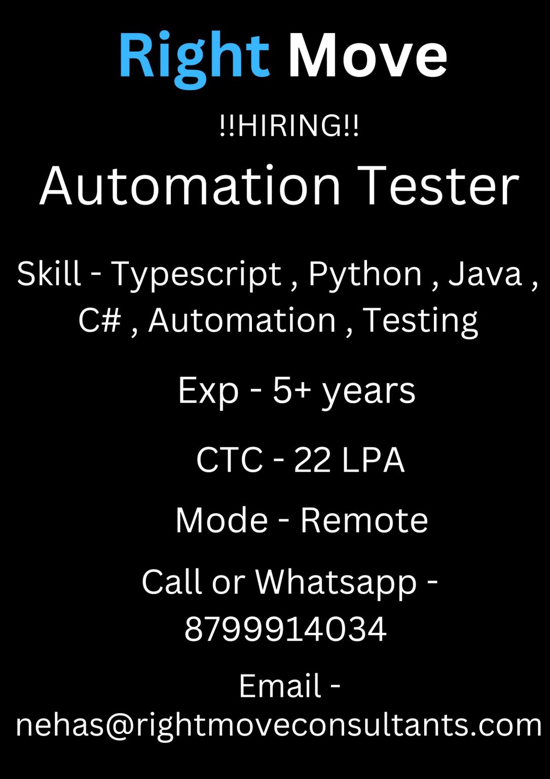 Neha S on LinkedIn: #typescript #playwright #automation #tool #hiring Neha S on LinkedIn: #typescript #playwright #automation #tool #hiring